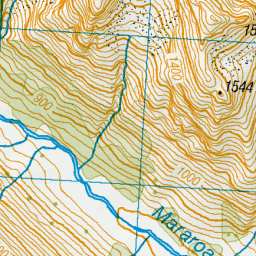 Mararoa River, Southland - NZ Topo Map