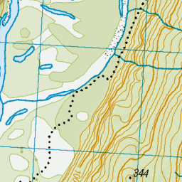 Pyke Big Bay Route, Southland - NZ Topo Map