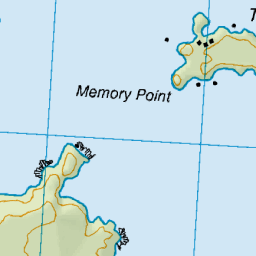 Tia Island (Entrance), Southland - NZ Topo Map