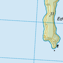 Motunui/Edwards Island, Southland - NZ Topo Map