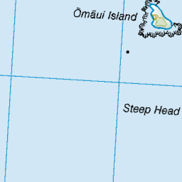 Omaui Island, Southland - NZ Topo Map