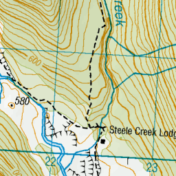 Greenstone River, Otago - NZ Topo Map