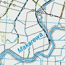 Makarewa River, Southland - NZ Topo Map