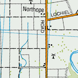 Northope, Southland - NZ Topo Map