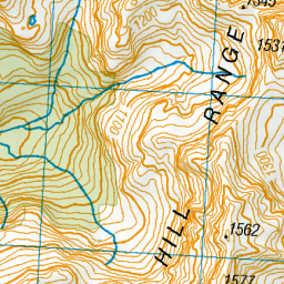 LITTLE RED HILL RANGE, Southland - NZ Topo Map