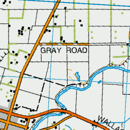 Wallacetown, Southland - NZ Topo Map