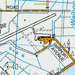 Invercargill Airport, Southland - NZ Topo Map