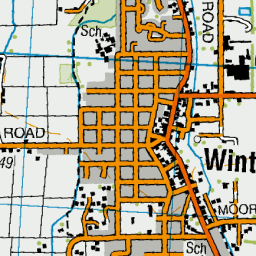 Winton, Southland - NZ Topo Map