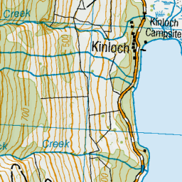 Kinloch, Otago - NZ Topo Map