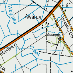 Awarua, Southland - NZ Topo Map