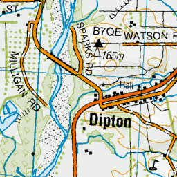 Dipton, Southland - NZ Topo Map