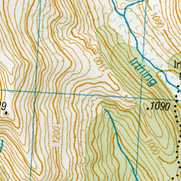 Irthing Stream, Southland - NZ Topo Map