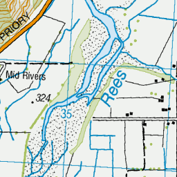 Rees Valley, Otago - NZ Topo Map