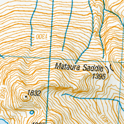 Mataura Saddle, Otago - NZ Topo Map