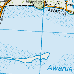 Awarua Bay, Southland - NZ Topo Map