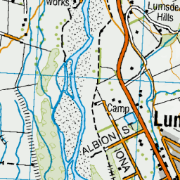 Lumsden Hills, Southland - NZ Topo Map