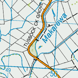 Makarewa River, Southland - NZ Topo Map