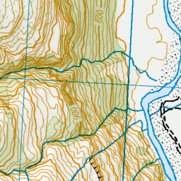 Rees River, Otago - NZ Topo Map
