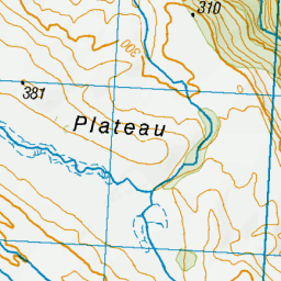 Cascade Plateau, West Coast - NZ Topo Map