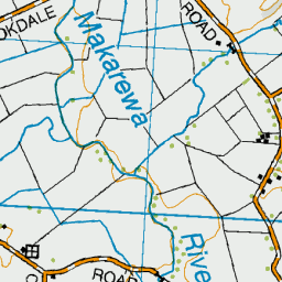 Makarewa River, Southland - NZ Topo Map