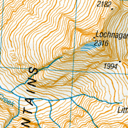 Lochnagar, Otago - NZ Topo Map