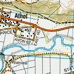 Athol, Southland - NZ Topo Map