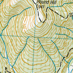 Round Hill, Southland - NZ Topo Map