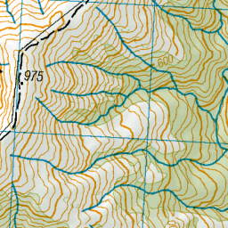 MATAURA RANGE, Southland - NZ Topo Map