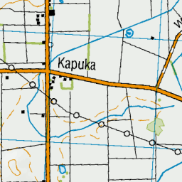 Kapuka, Southland - NZ Topo Map