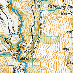 Butchers Hut, Otago - NZ Topo Map