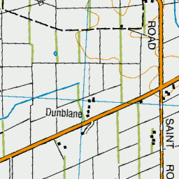 Dunblane, Southland - NZ Topo Map