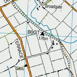 Broadgate, Southland - NZ Topo Map