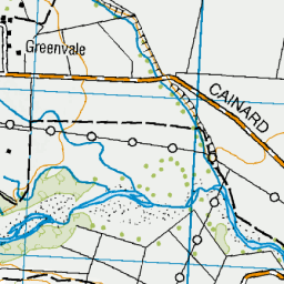 Greenvale, Southland - NZ Topo Map