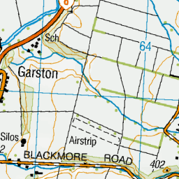 Garston, Southland - NZ Topo Map