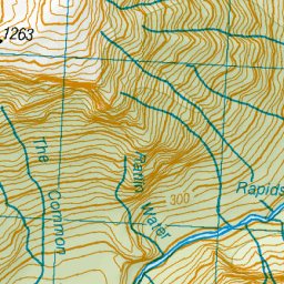 Waipara River, West Coast - NZ Topo Map