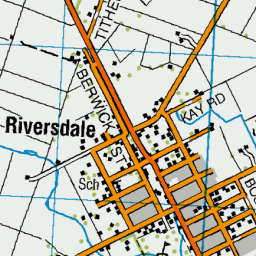 Riversdale, Southland - NZ Topo Map
