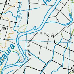 Mataura River, Southland - NZ Topo Map