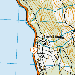 Loch Linnhe, Otago - NZ Topo Map