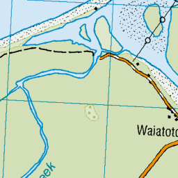 Waiatoto River, West Coast - NZ Topo Map