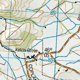 Kelvin Grove, Southland - NZ Topo Map