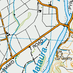 Mataura River, Southland - NZ Topo Map