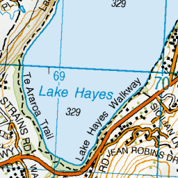 Lake Hayes, Otago - NZ Topo Map