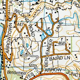 Bendemeer, Otago - NZ Topo Map