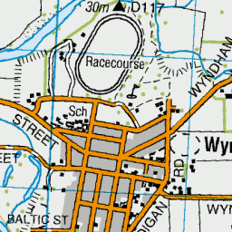 Wyndham, Southland - NZ Topo Map