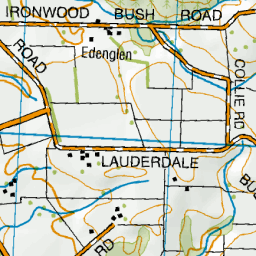 Edenglen, Southland - NZ Topo Map