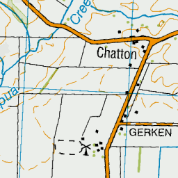 Chatton, Southland - NZ Topo Map