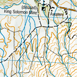 King Solomon Mine, Southland - NZ Topo Map