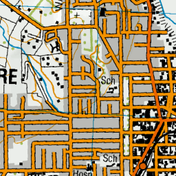 GORE, Southland - NZ Topo Map