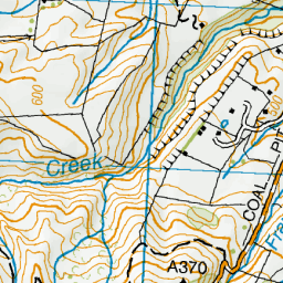 Franks Creek, Otago - NZ Topo Map
