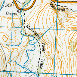 Motatapu River, Otago - NZ Topo Map